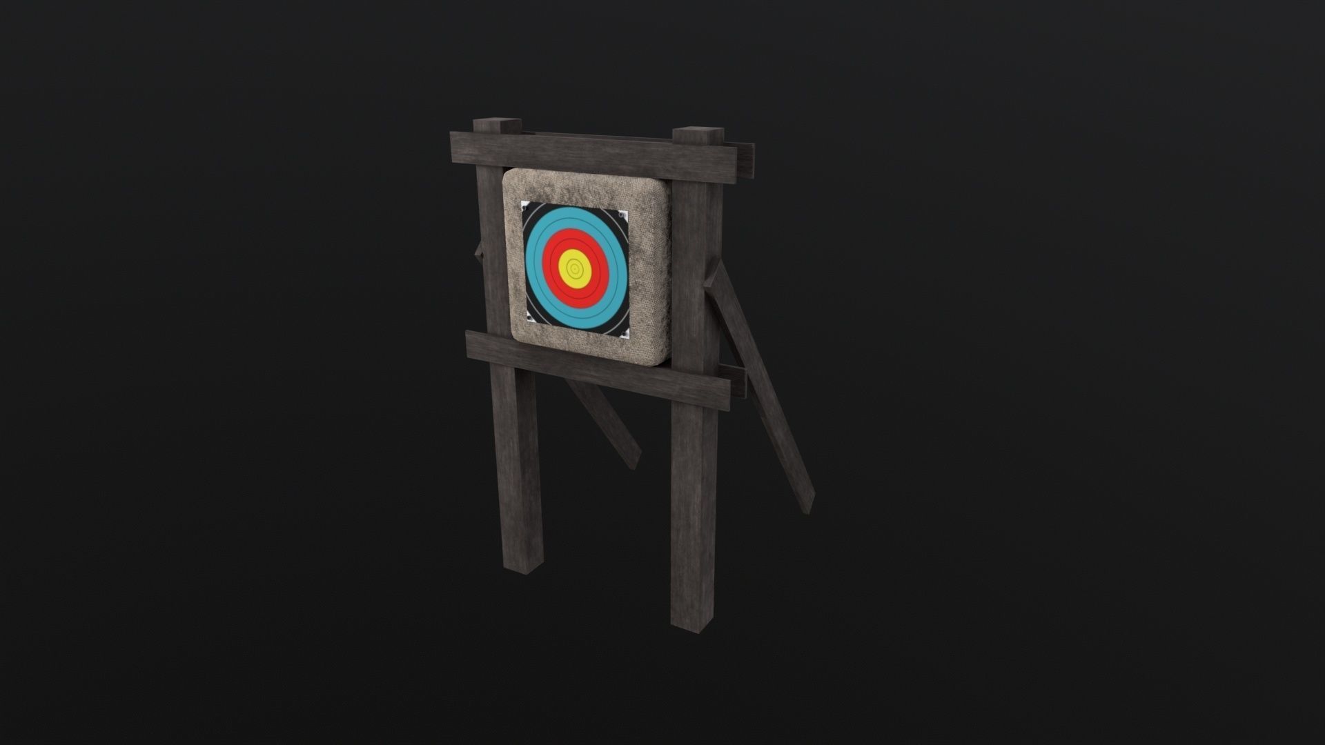 3D model Target archery 3D Model VR / AR / low-poly | CGTrader