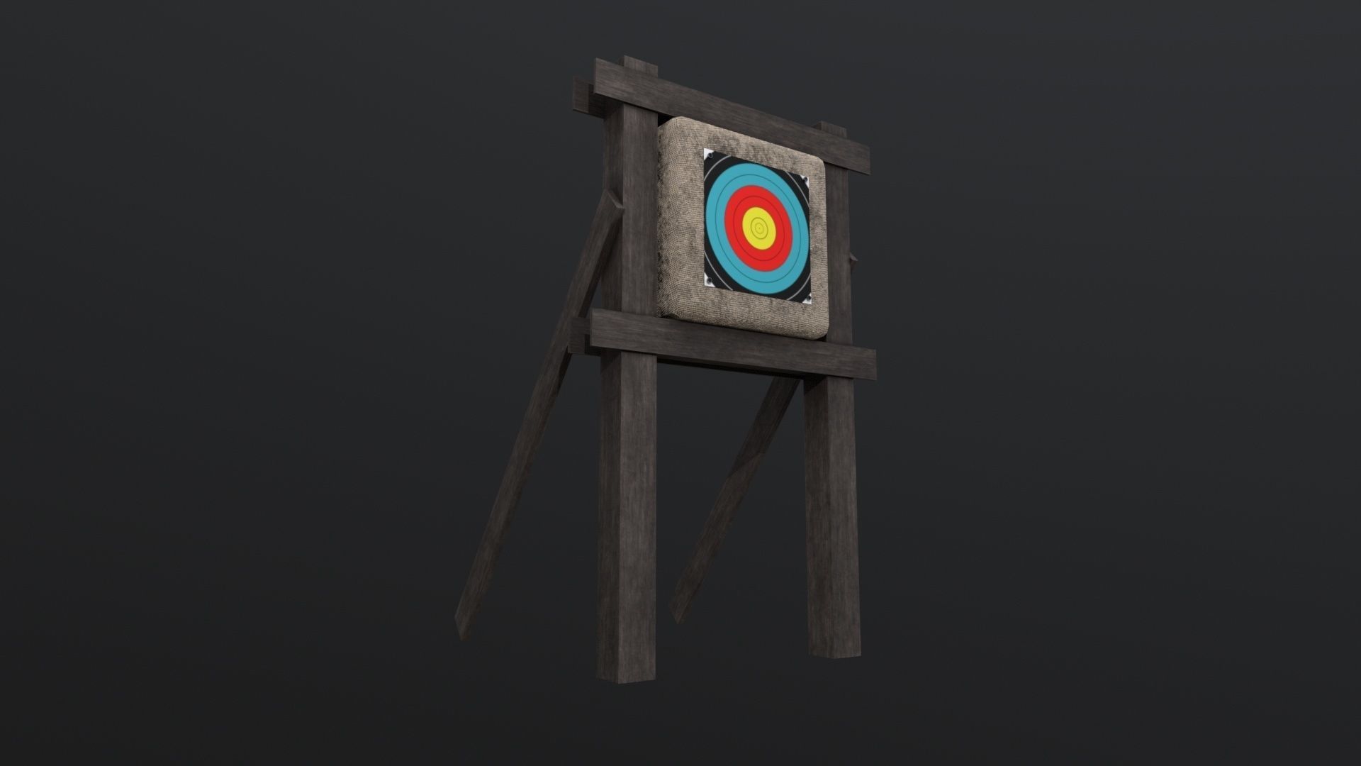 3D model Target archery 3D Model VR / AR / low-poly | CGTrader