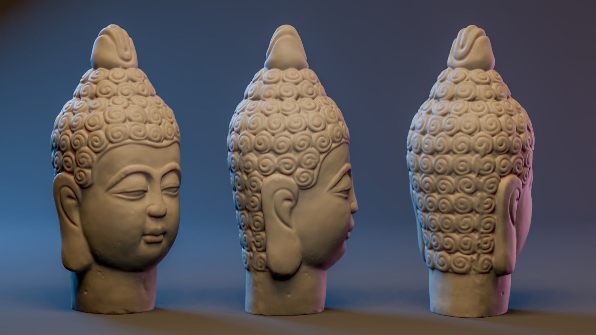 Buddha Statue - Printable STL 3D model 3D printable | CGTrader