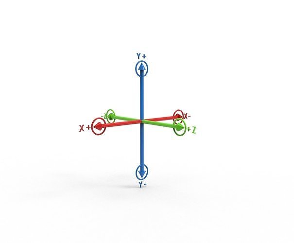 3D model 3rd axis VR / AR / low-poly | CGTrader