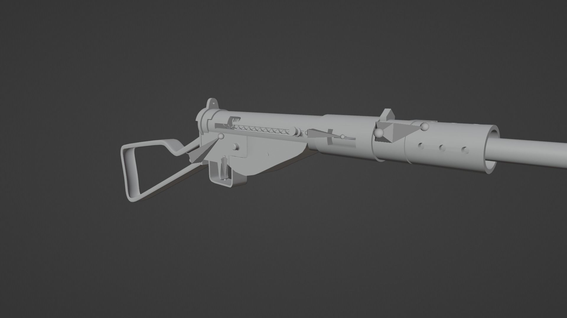 3D model WW2 Sten MK 2 - Game Ready VR / AR / low-poly | CGTrader