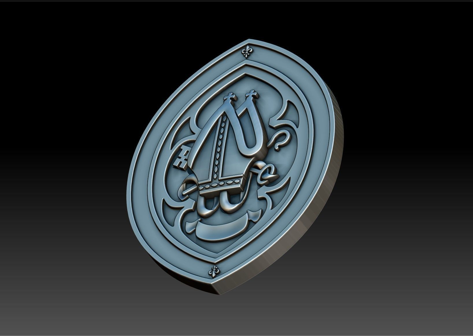 Crest 3D model 3D printable | CGTrader