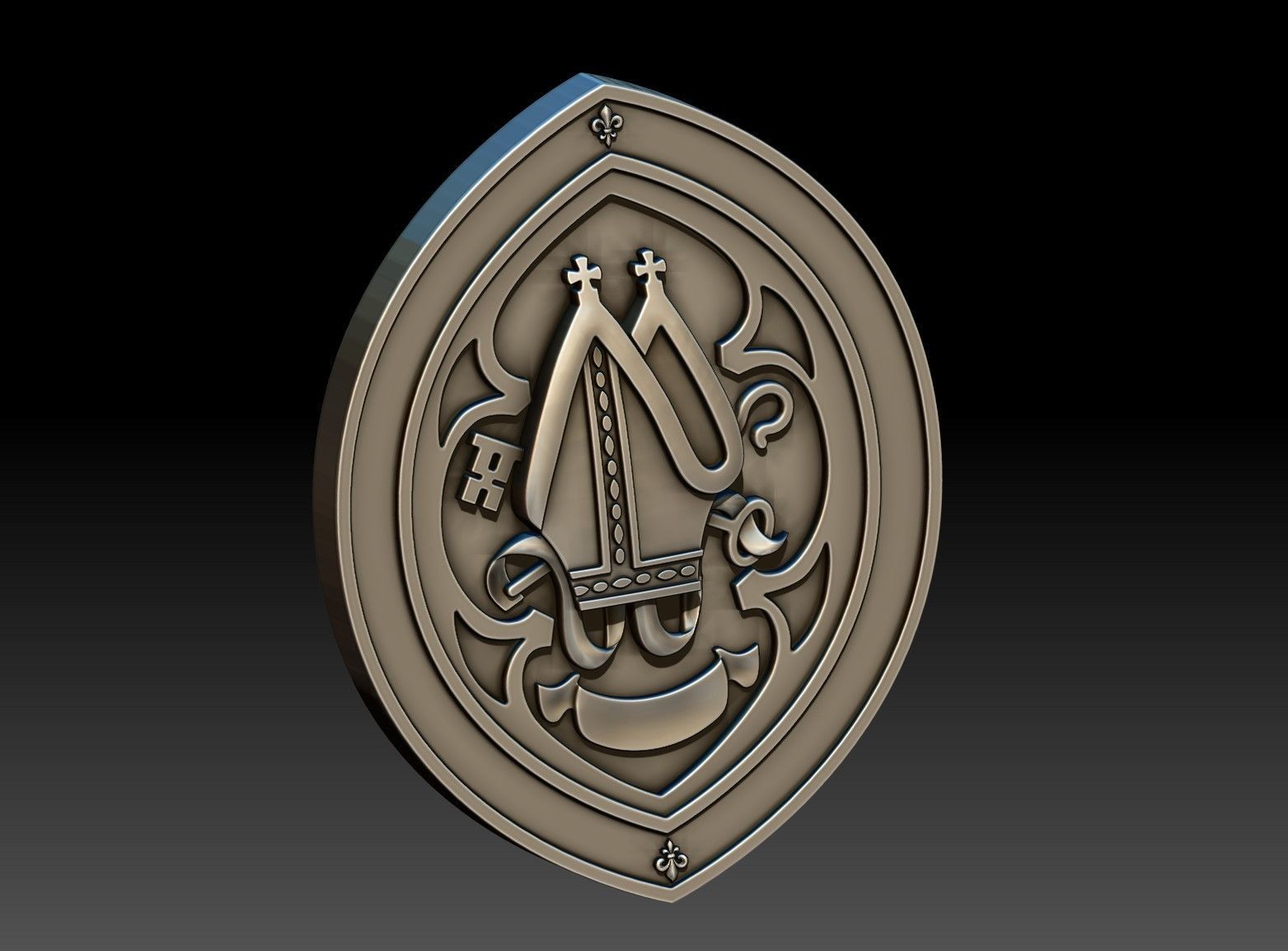 Crest 3D model 3D printable | CGTrader