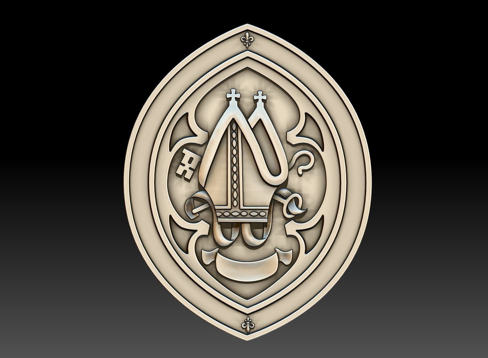 Crest 3D model 3D printable | CGTrader