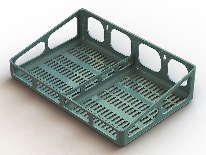 Wall Mounted Multi Purpose Shelf 3D model 3D printable | CGTrader