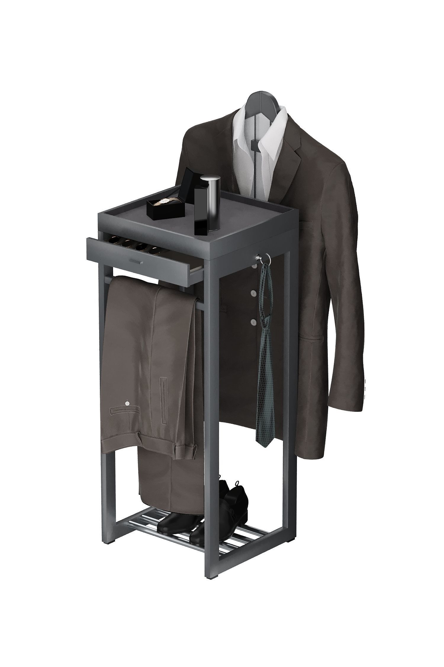 Valet Stand 3D model 3D model | CGTrader
