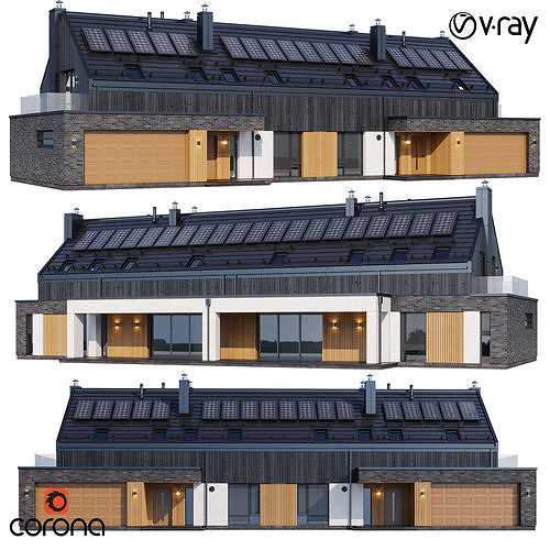 Modern house v79 3D model | CGTrader