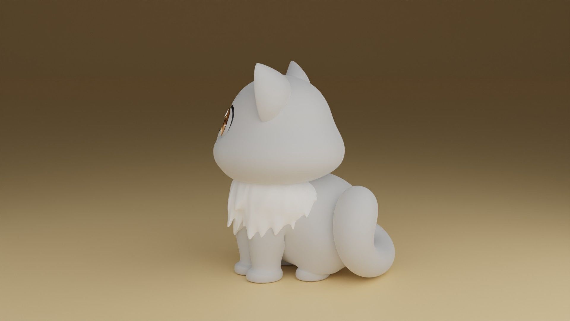 cute cat 3D model 3D printable | CGTrader