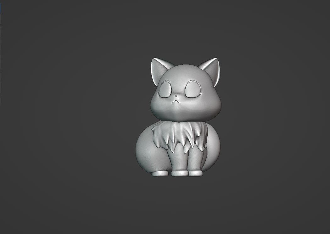 cute cat 3D model 3D printable | CGTrader