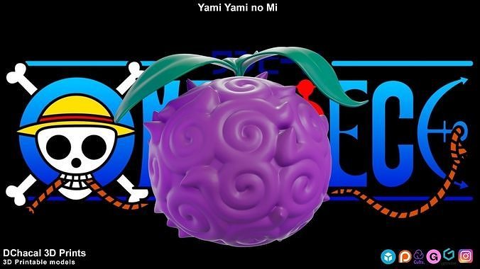 Yami Yami No Mi - One Piece 3D model 3D printable | CGTrader