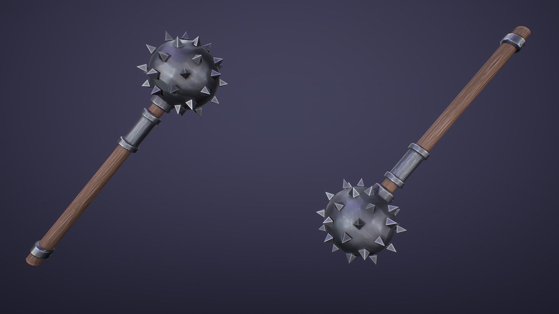 3D model Stylized Morning Star VR / AR / low-poly | CGTrader