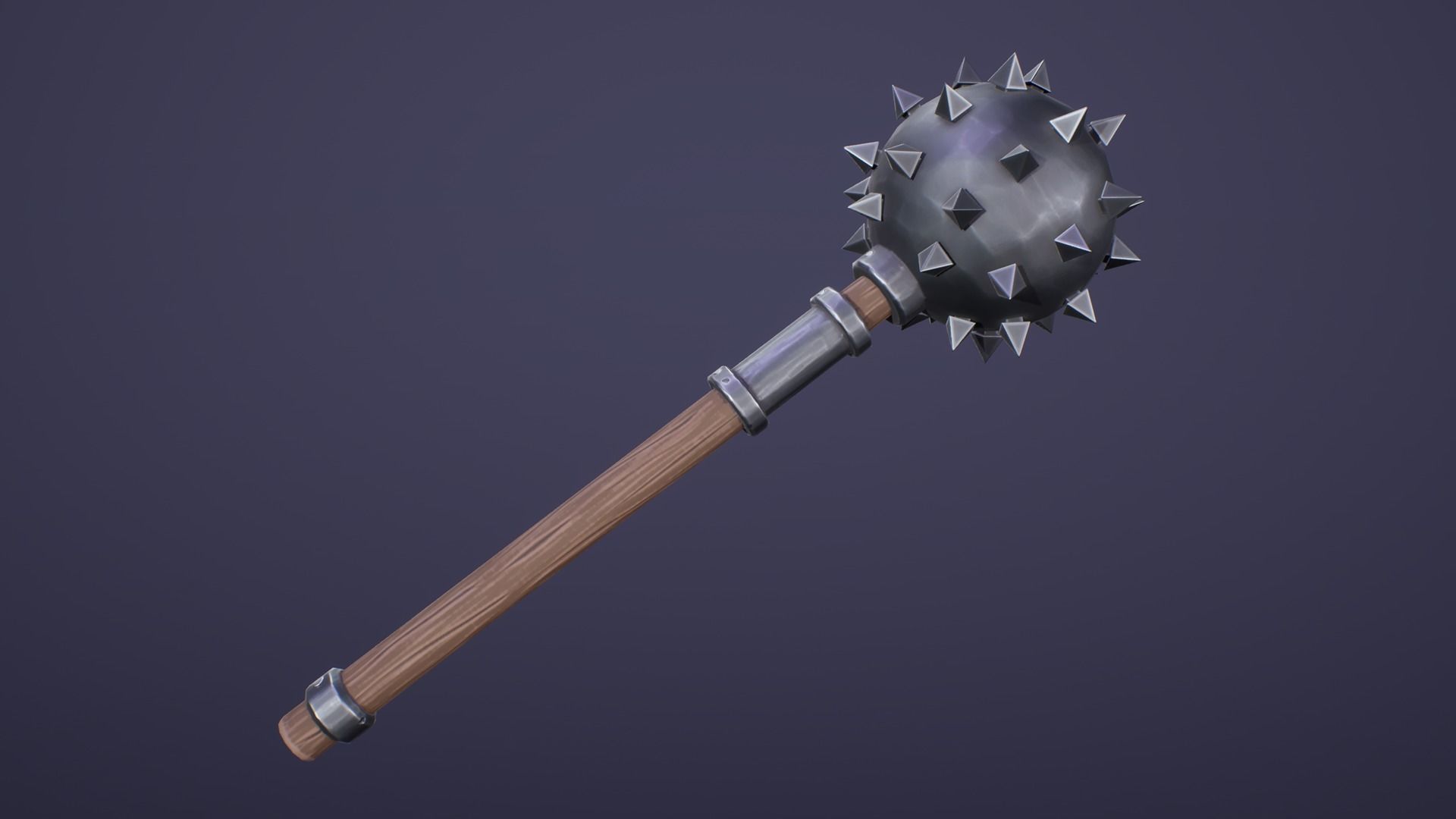 3D model Stylized Morning Star VR / AR / low-poly | CGTrader