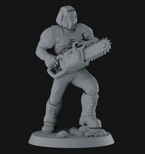 DOOM GUY CLASSIC 3D PRINT 3D model 3D printable | CGTrader