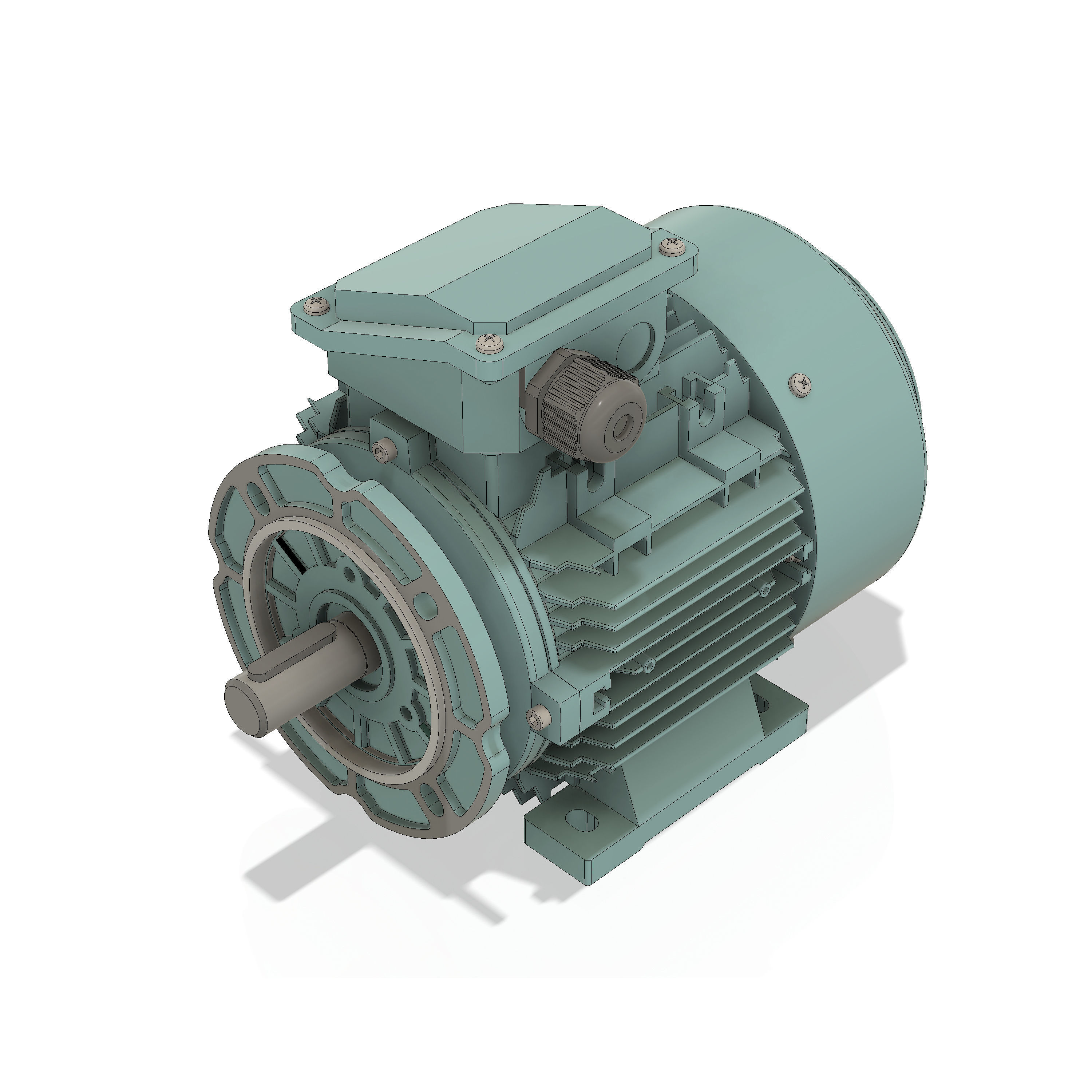 3 Phase AC induction motors - Frame size 90S 3D model | CGTrader