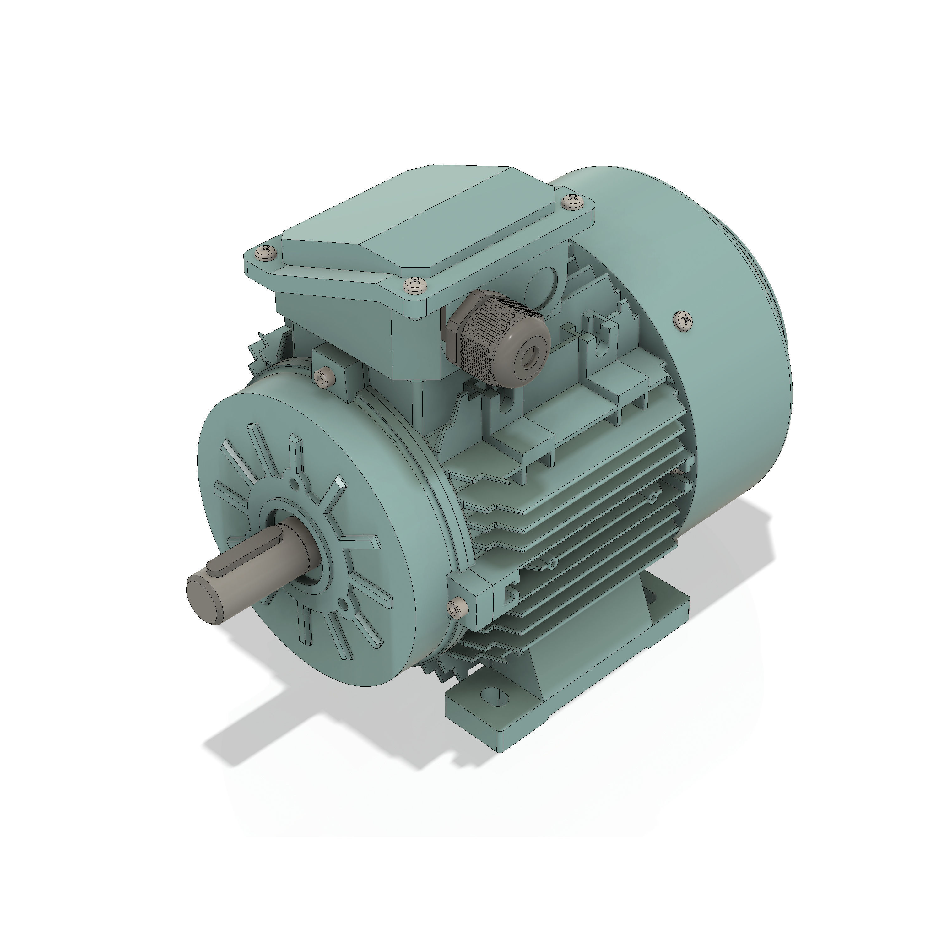 3 Phase AC induction motors - Frame size 90S 3D model | CGTrader