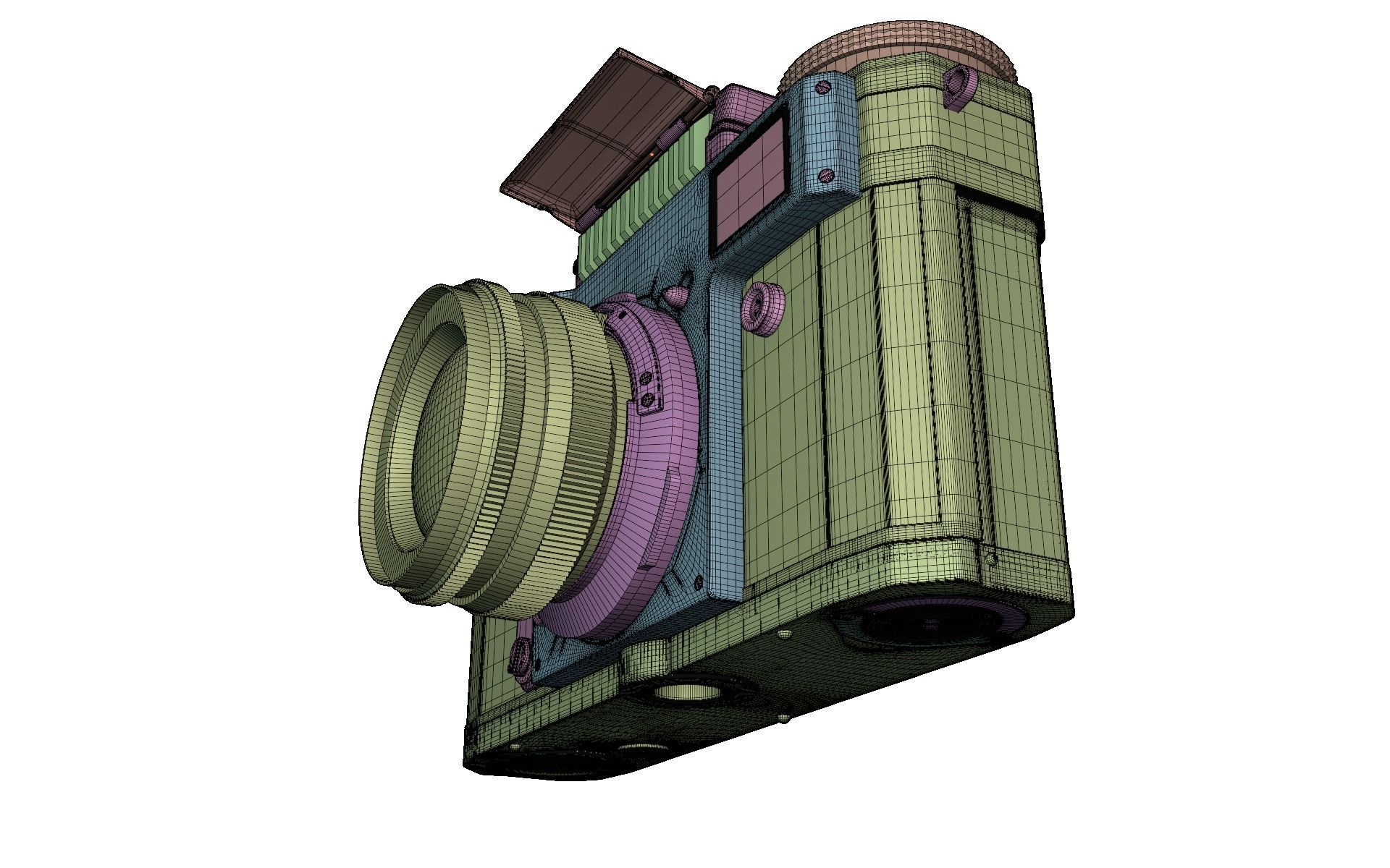 Soviet camera Kiev 4 3D model | CGTrader