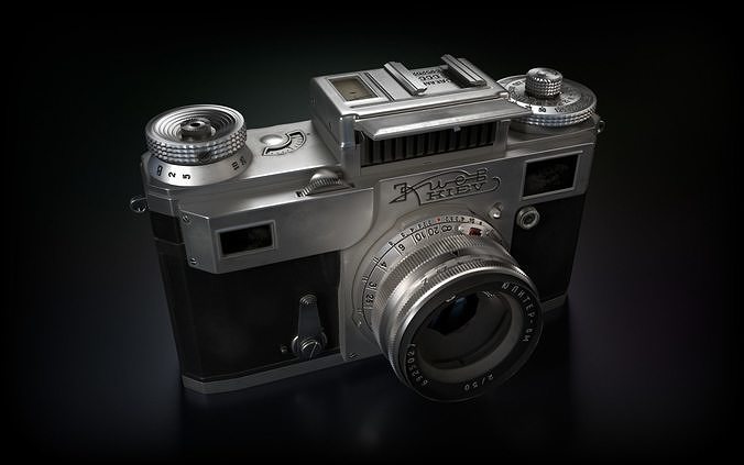 Soviet camera Kiev 4 3D model | CGTrader