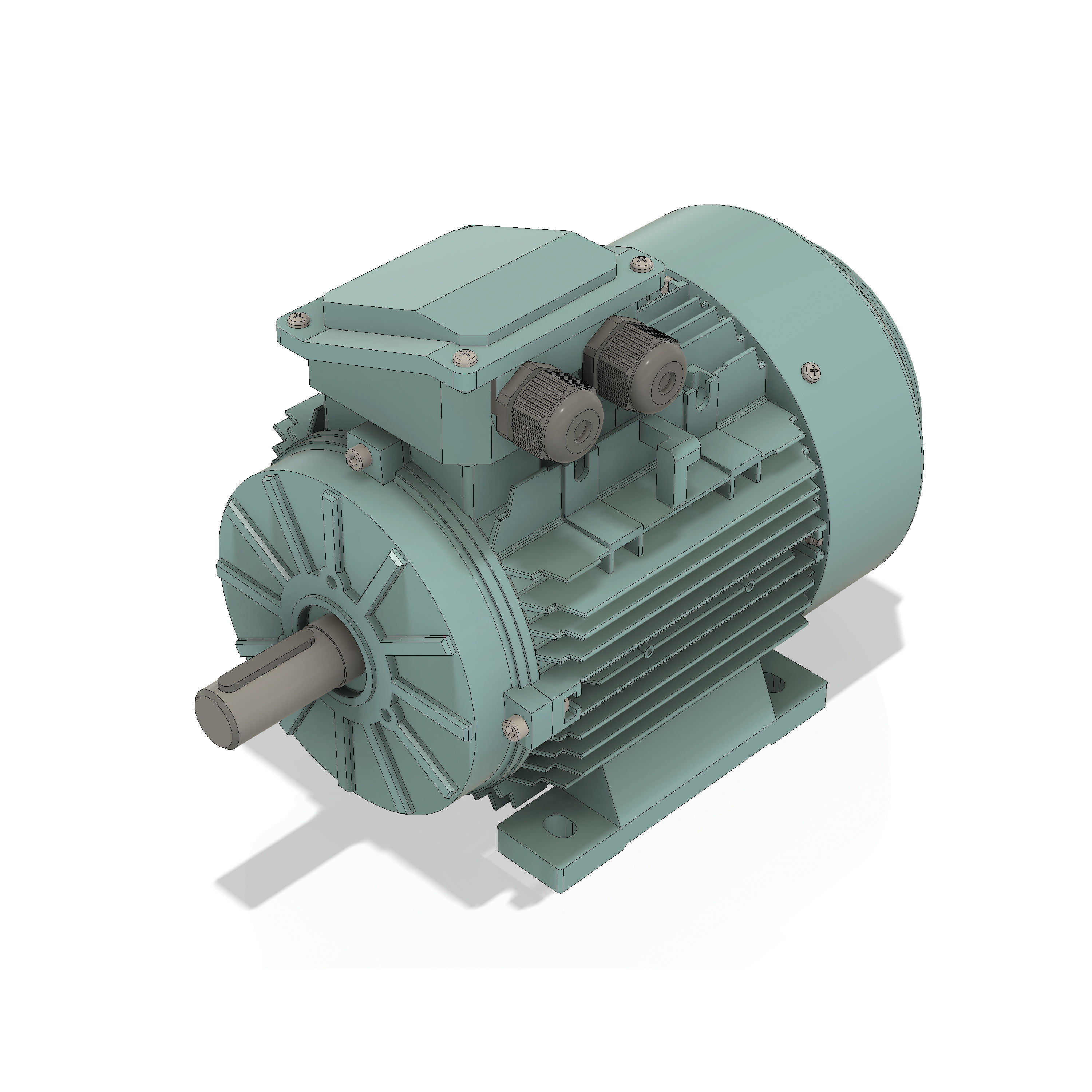 3 Phase AC induction motors - Frame size 100 3D model | CGTrader