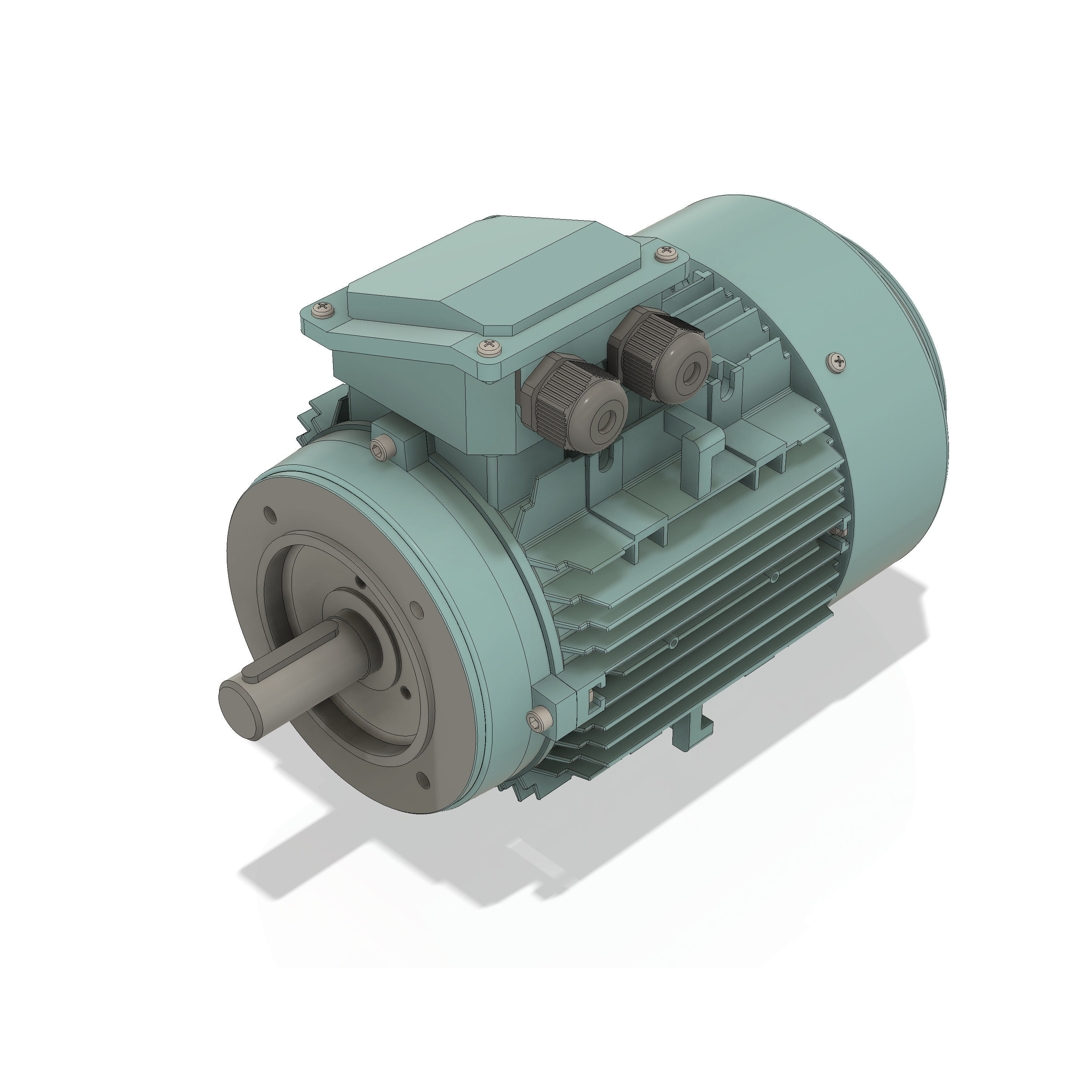 3 Phase AC induction motors - Frame size 100 3D model | CGTrader