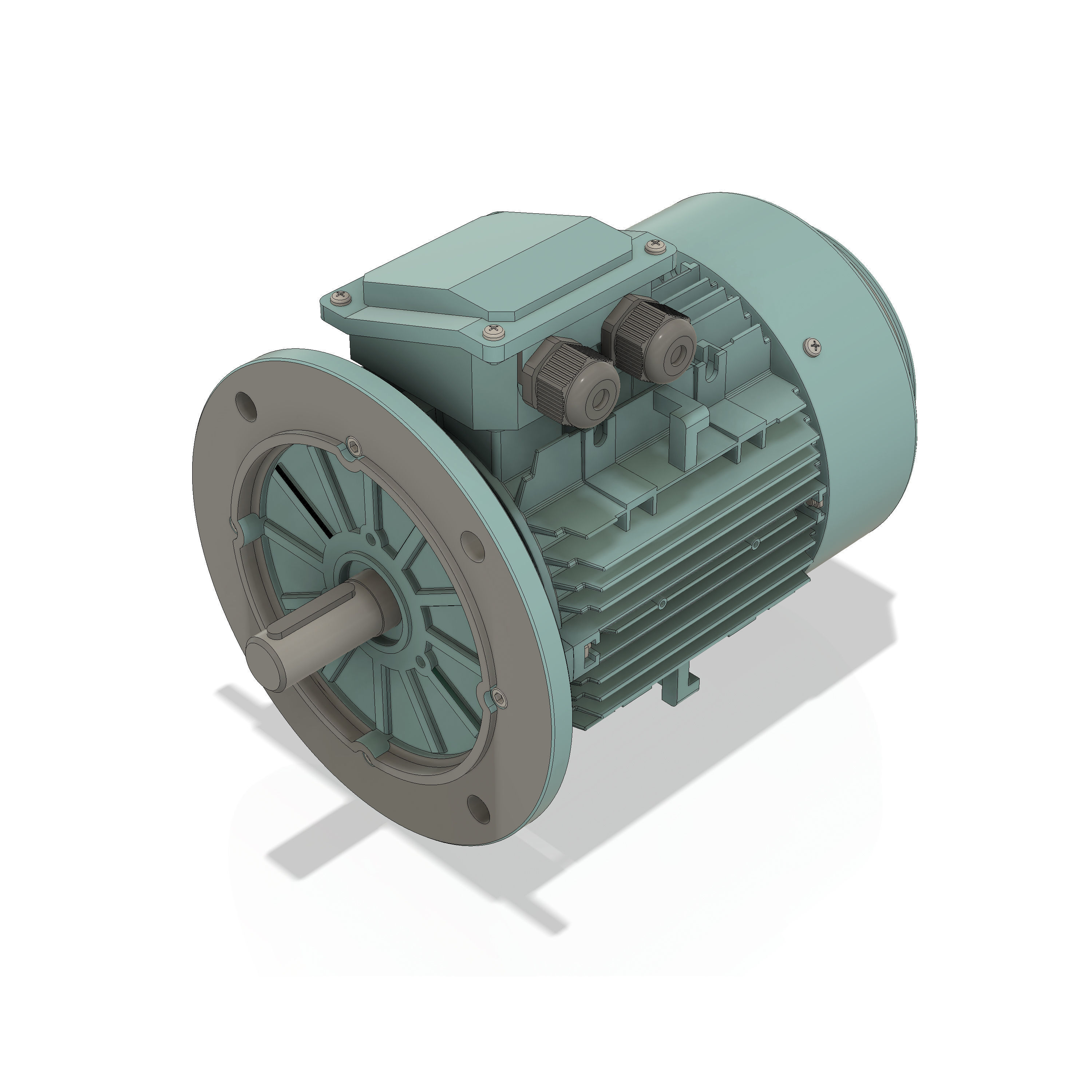 3 Phase AC induction motors - Frame size 100 3D model | CGTrader