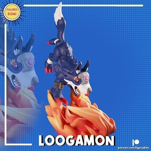 Loogamon - Digimon 3D model 3D printable | CGTrader