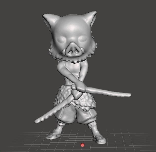 DEMON SLAYER INOSUKE HASHIBIRA FIGURE MODEL ANIME HERO 3D model 3D ...