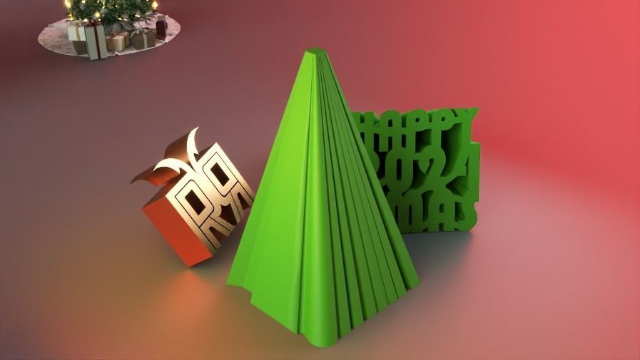 Christmas Tree FREE free 3D model 3D printable | CGTrader