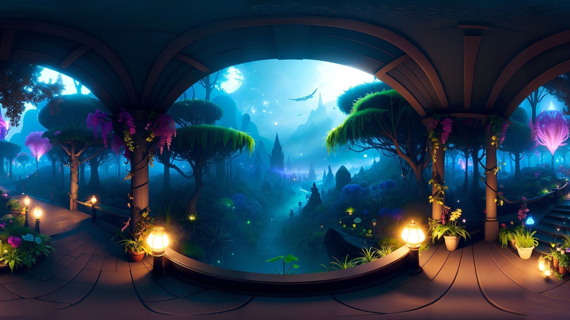 3D model HDRI Fantasy Fairytale VR / AR / low-poly | CGTrader