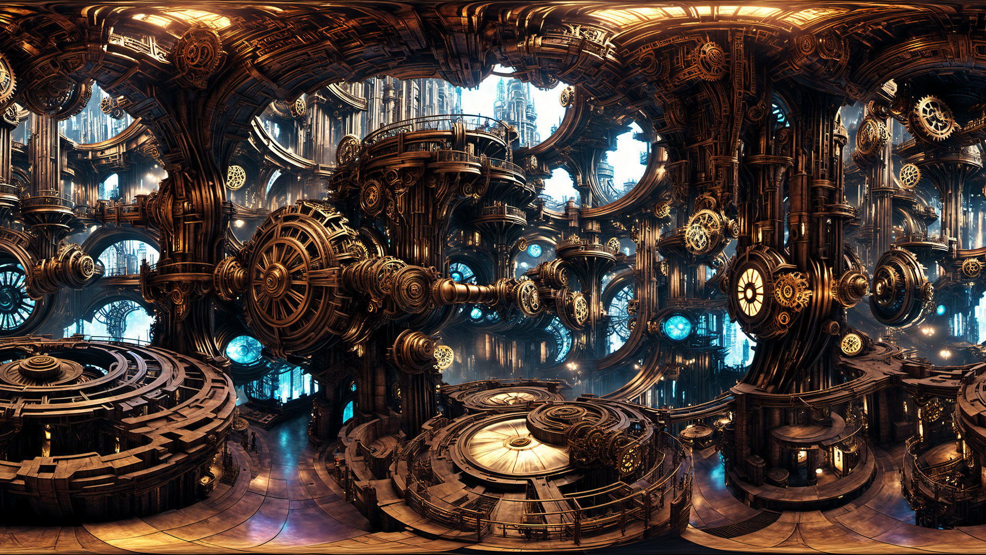 3D model HDRI Cyberpunk Indoor Panoramas VR / AR / low-poly | CGTrader