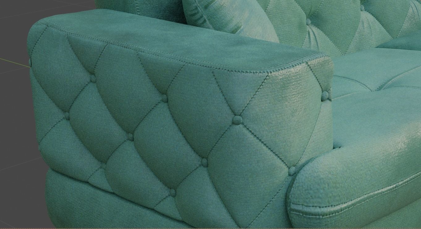 TUFTING SOFA 3D model | CGTrader