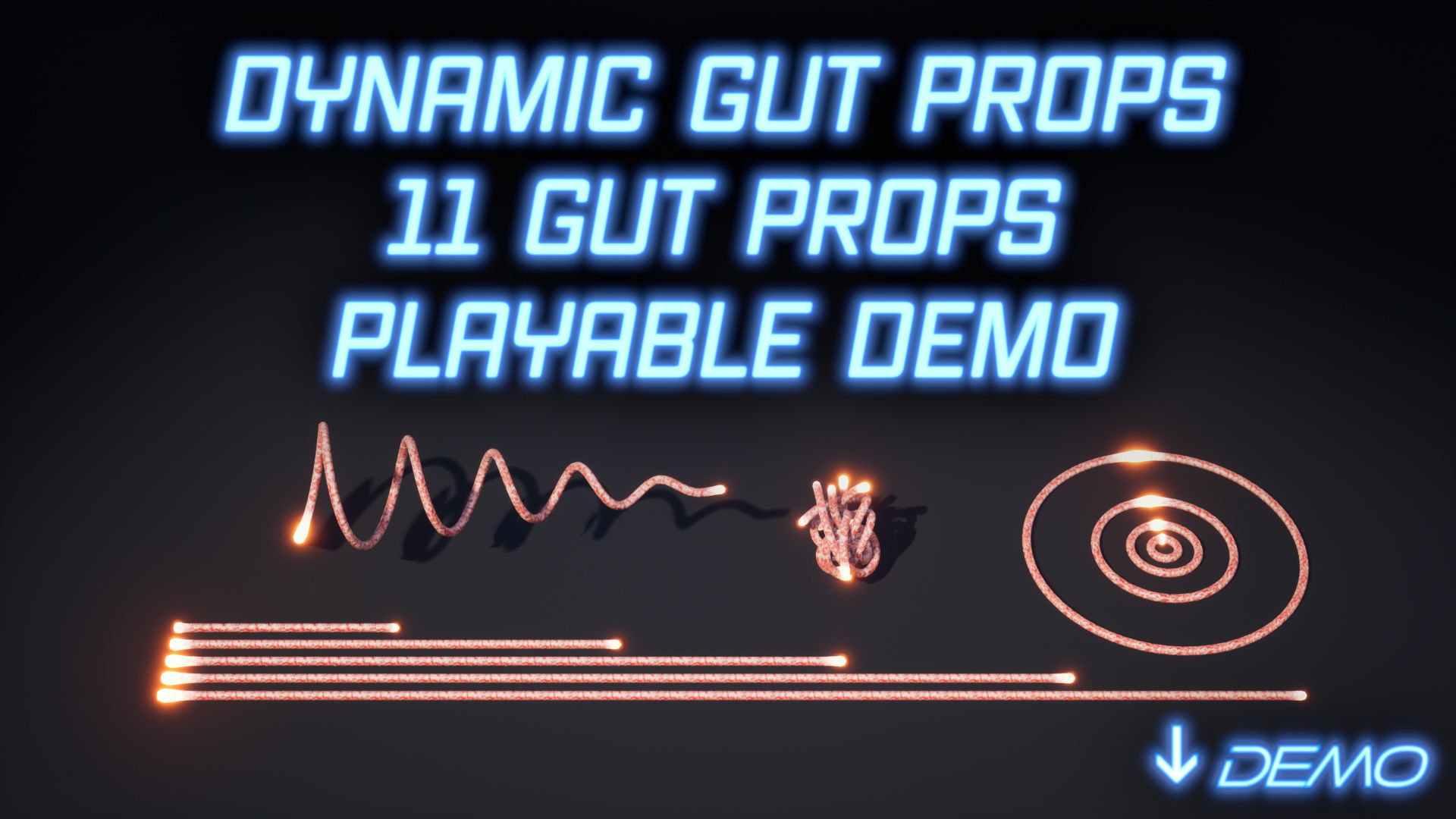 3D model Dynamic gut props for UE VR / AR / low-poly | CGTrader