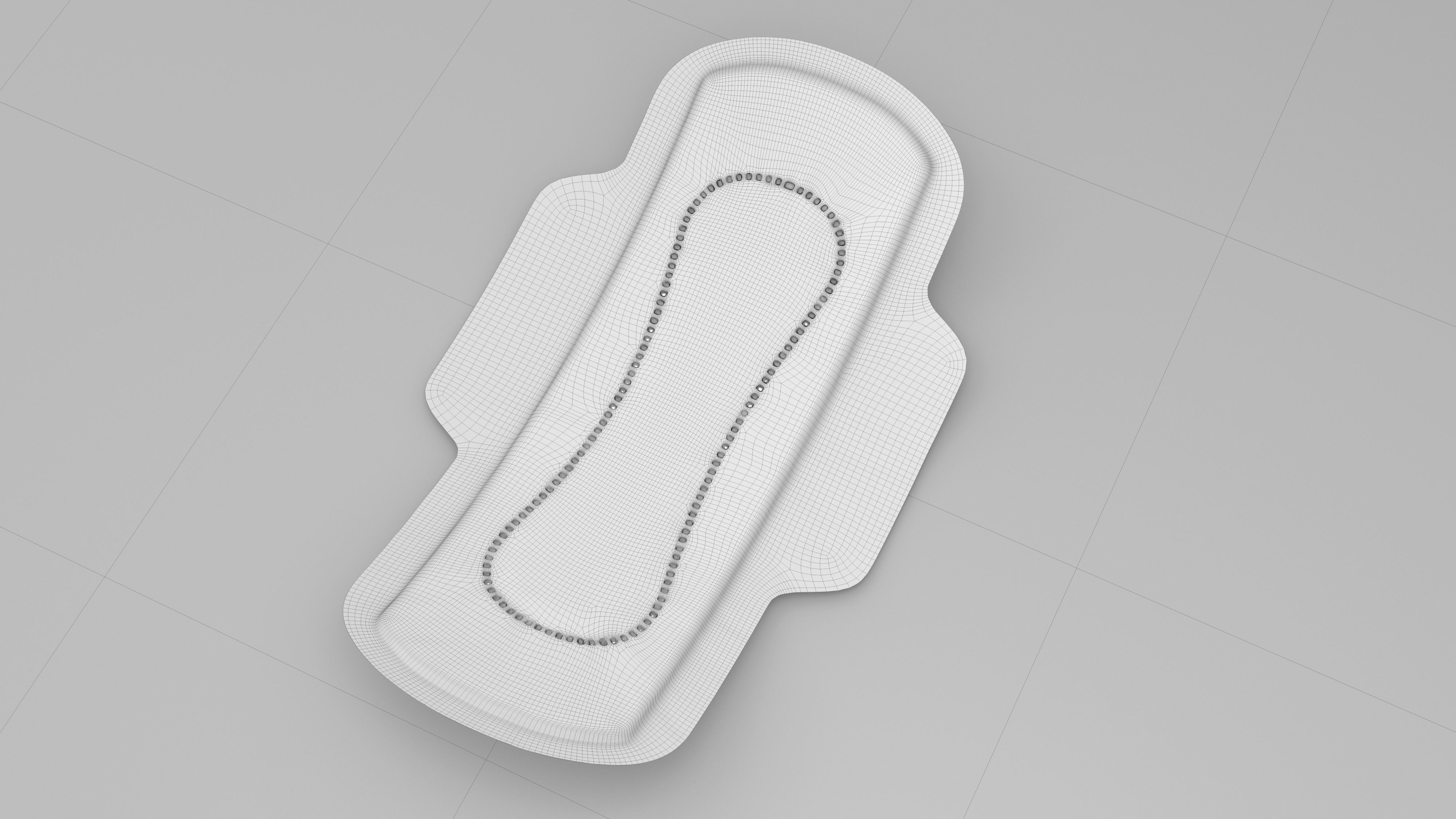 Sanitary Napkin Pad 3D model | CGTrader