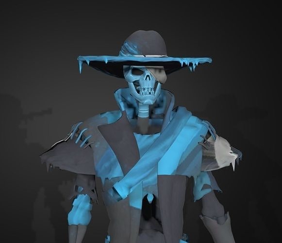 frigid foregoer 3D model animated rigged | CGTrader