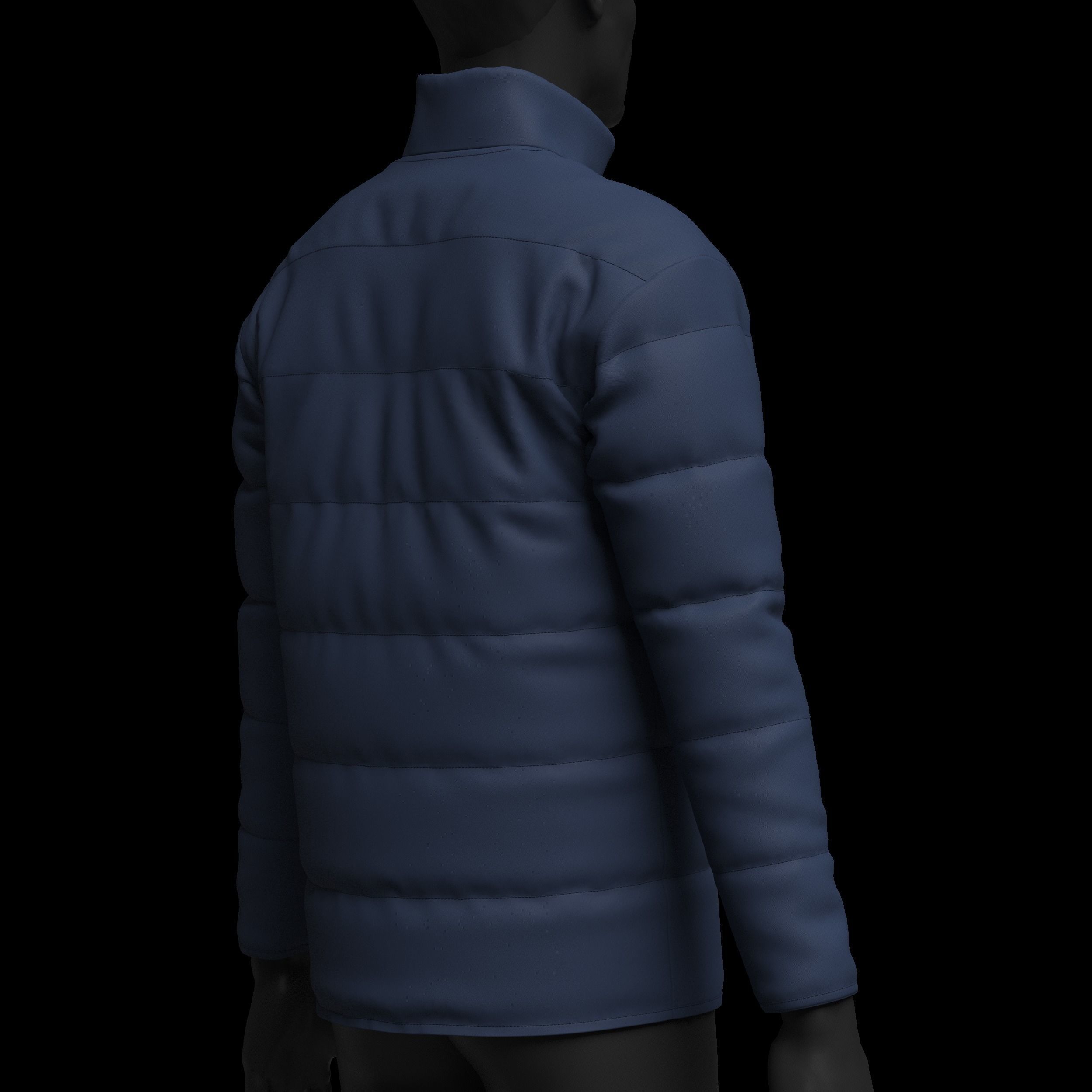 Puffer jacket 3d model 3D model | CGTrader
