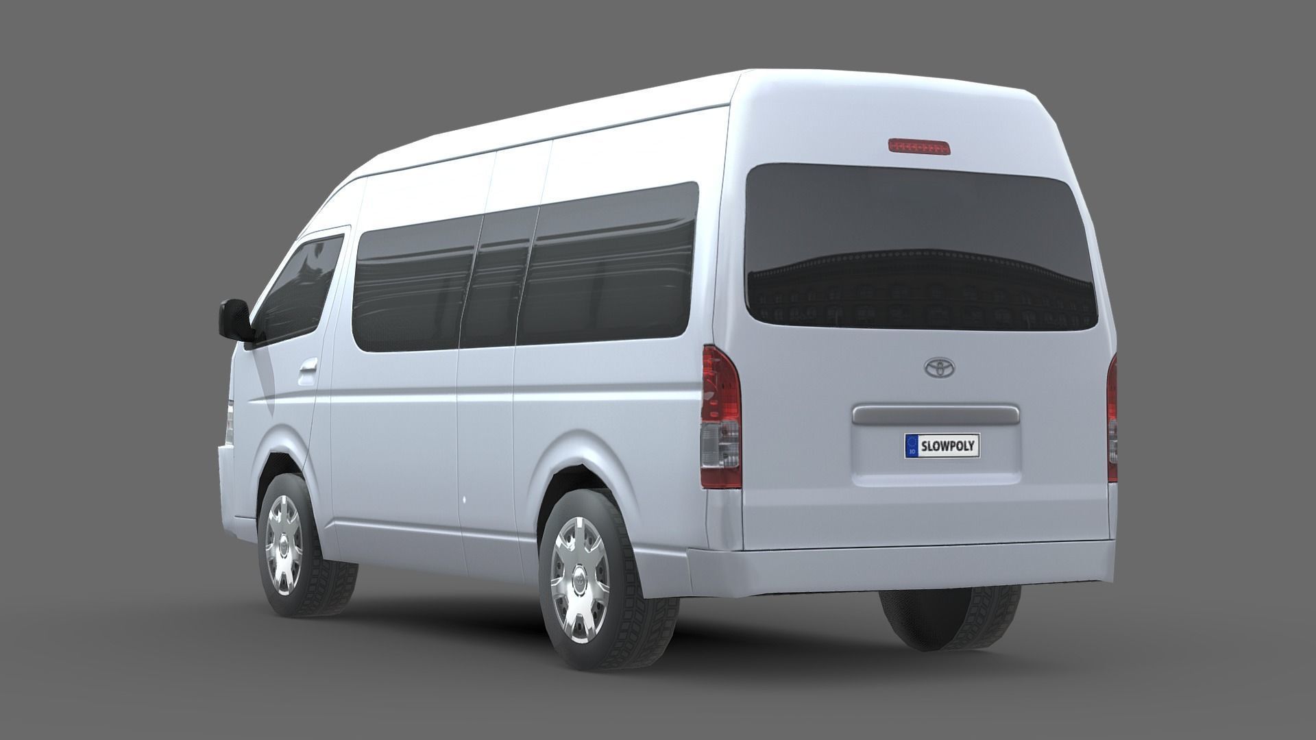 3D model Toyota Hiace Passenger Van L2H3 GLX 2020 VR / AR / low-poly ...