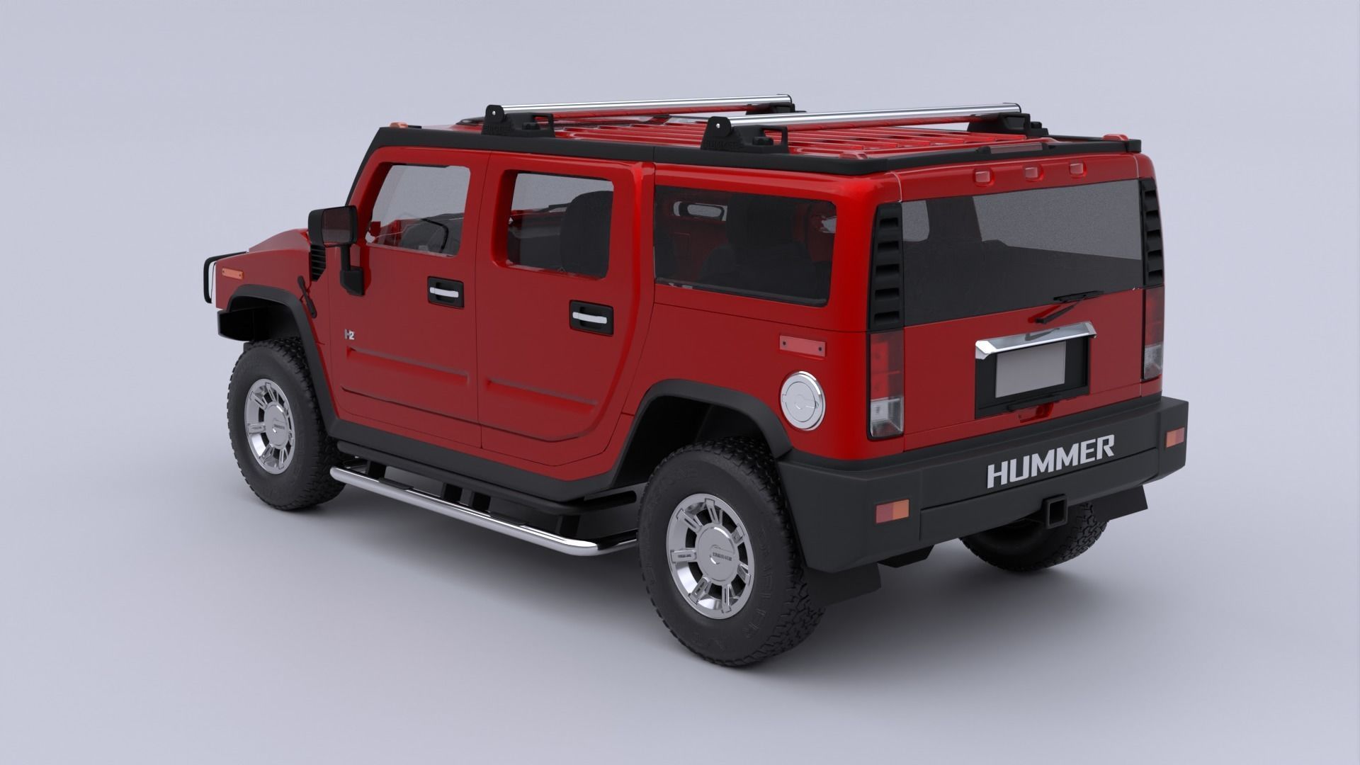 Hummer H2 3D model | CGTrader