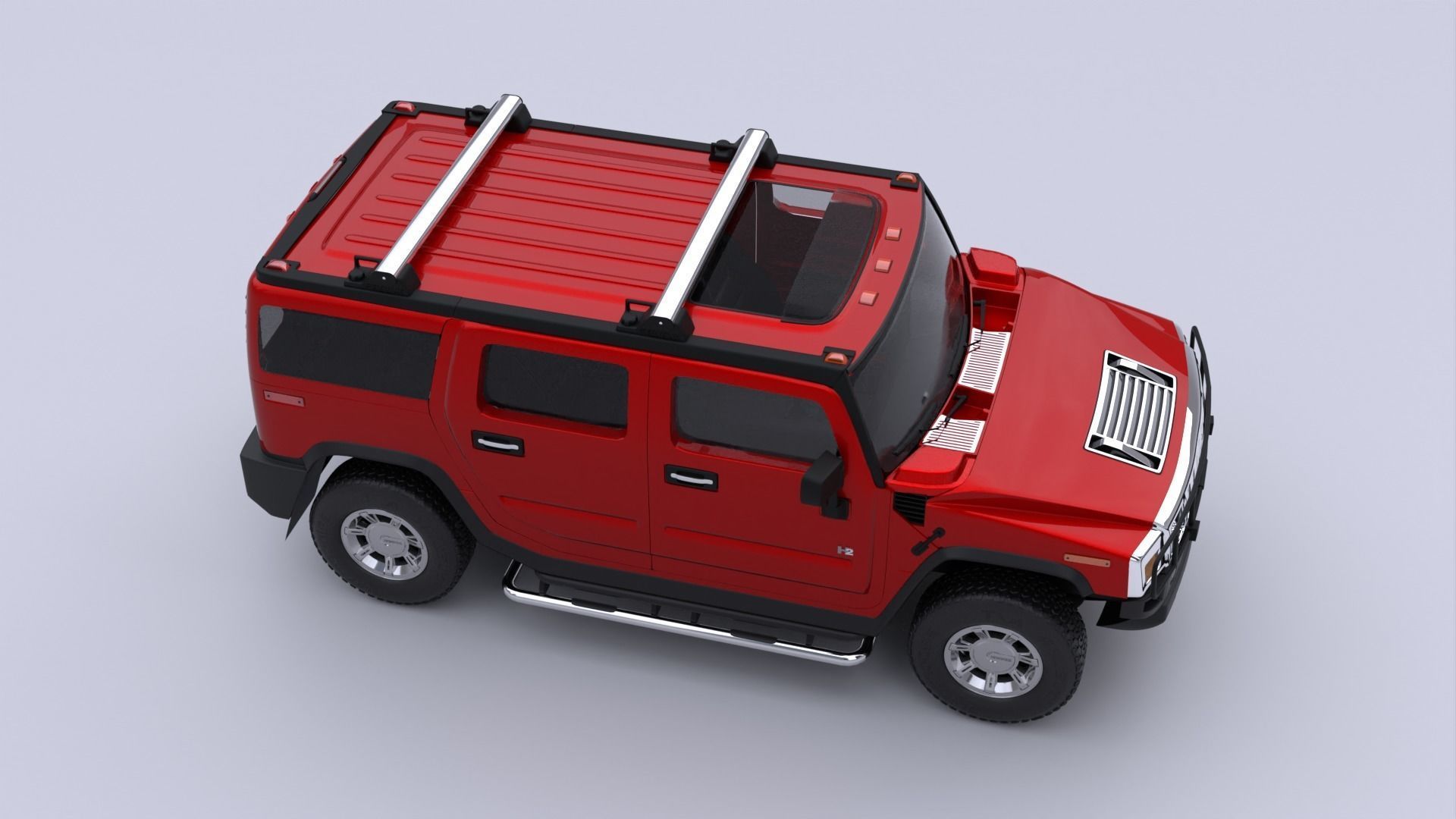 Hummer H2 3D model | CGTrader