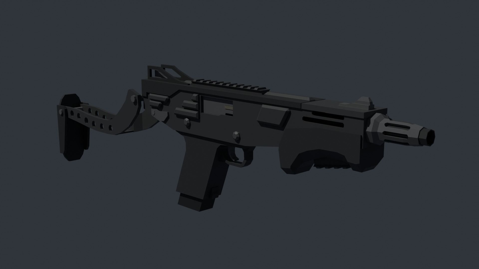3D model MAG-7 lowpoly shotgun VR / AR / low-poly | CGTrader