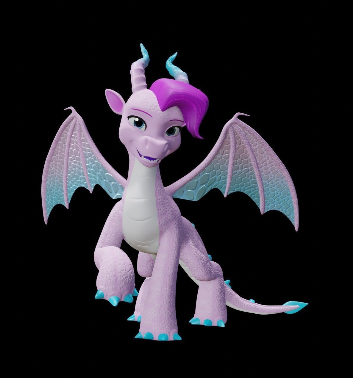 3D model MLP Gen 5 Dragons VR / AR / low-poly | CGTrader