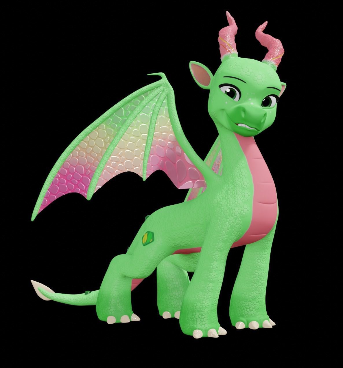 3D model MLP Gen 5 Dragons VR / AR / low-poly | CGTrader