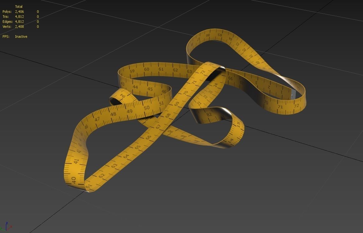 3D model Measuring Tape M01 VR / AR / low-poly | CGTrader