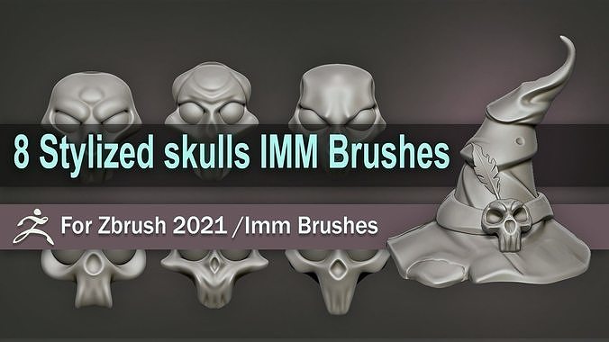 Stylized Skulls Texture | CGTrader