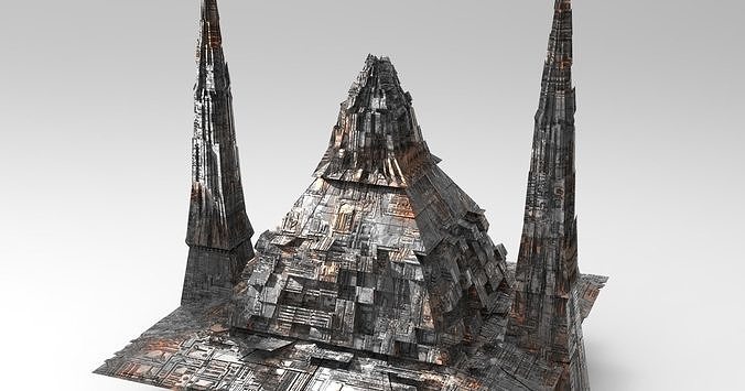 3D model Great Giza Molten lava pyramid VR / AR / low-poly | CGTrader
