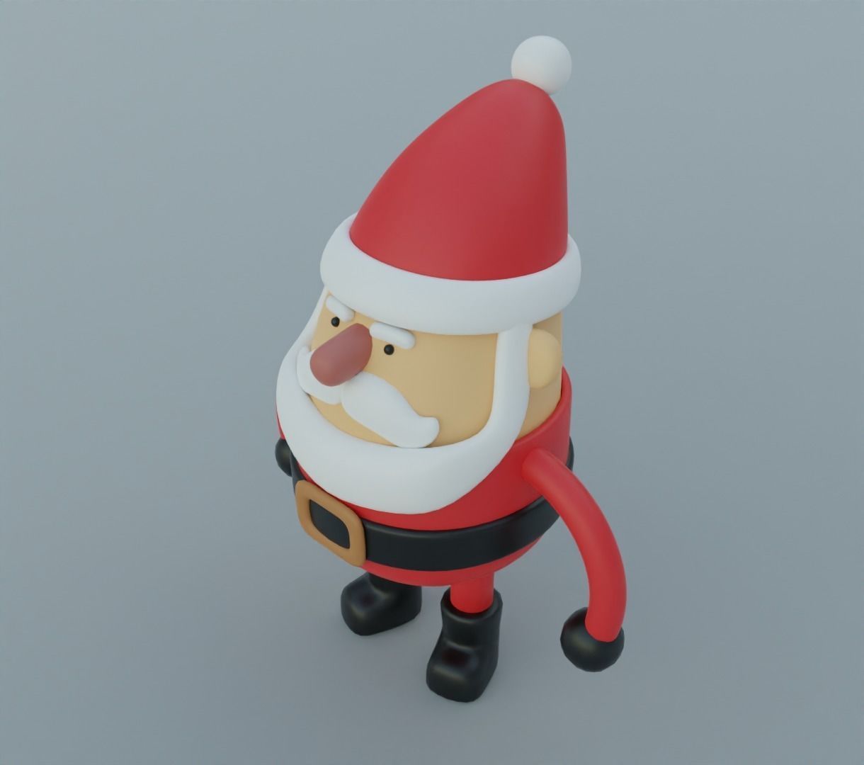 Toy santa 3D model for 3D print 3D model 3D printable | CGTrader