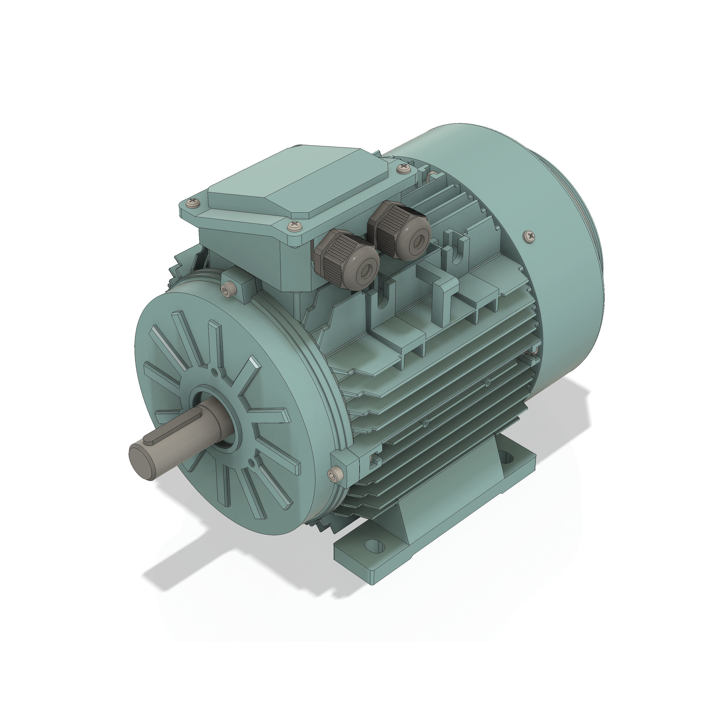 3 Phase AC induction motors - Frame size 112 3D model | CGTrader