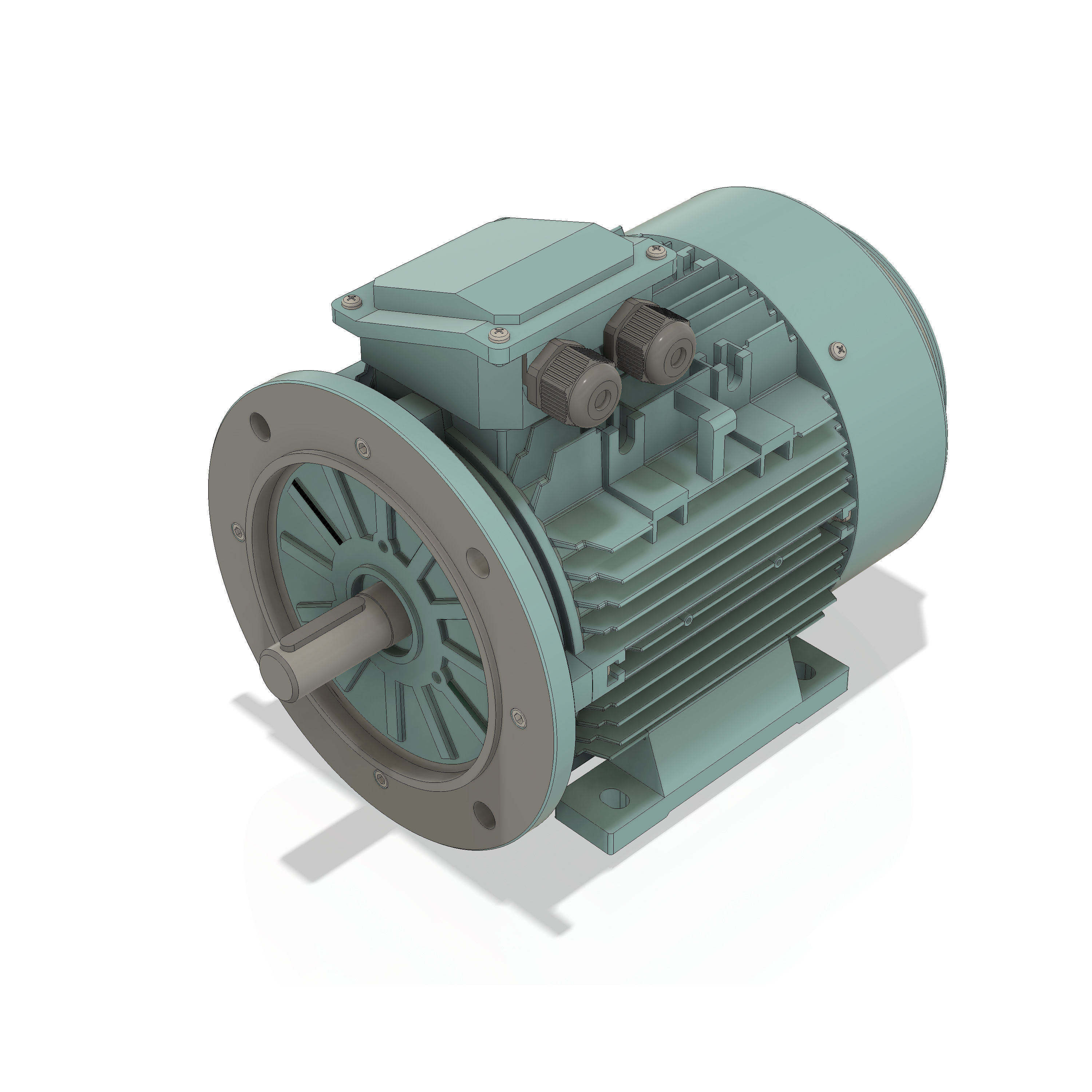 3 Phase AC induction motors - Frame size 112 3D model | CGTrader