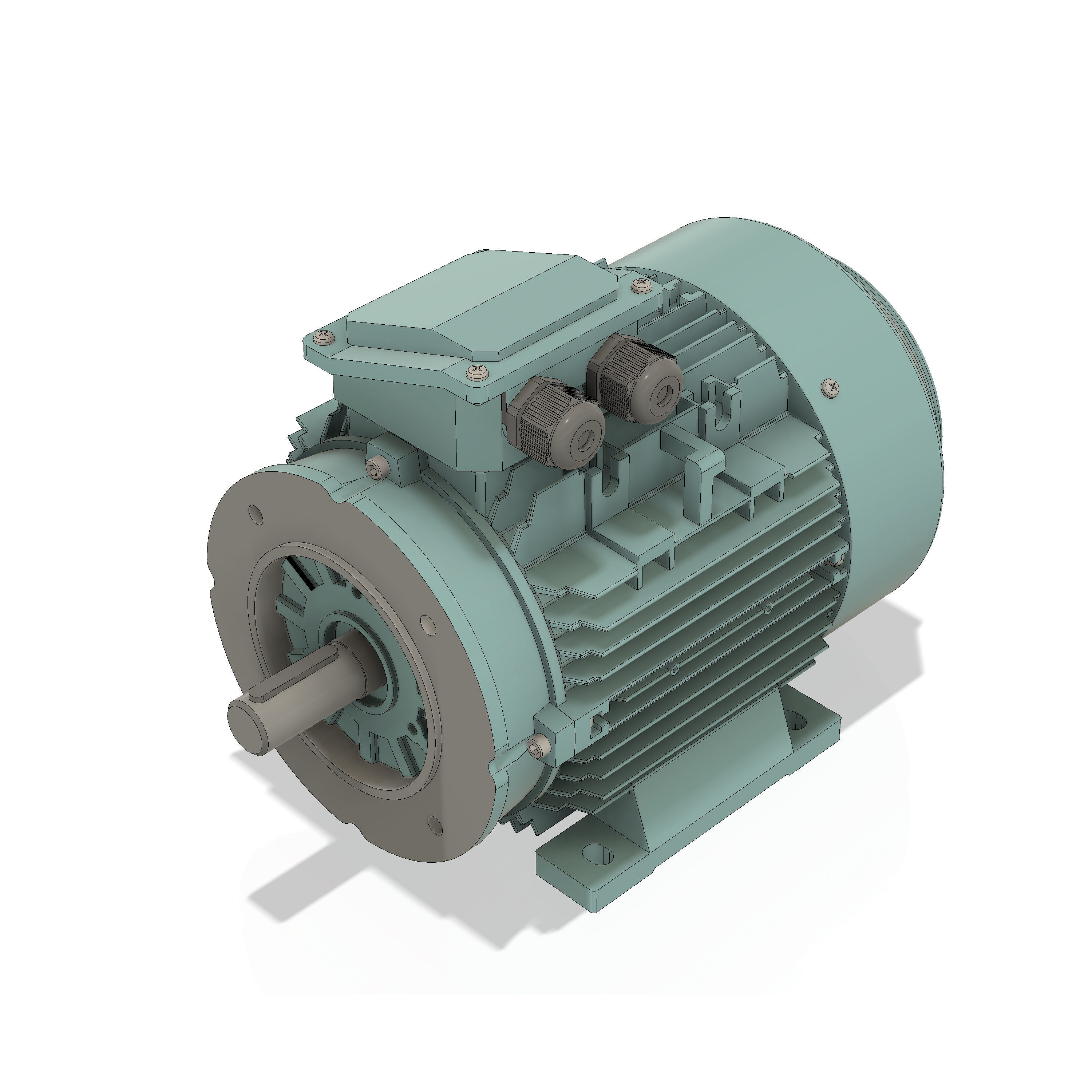 3 Phase AC induction motors - Frame size 112 3D model | CGTrader