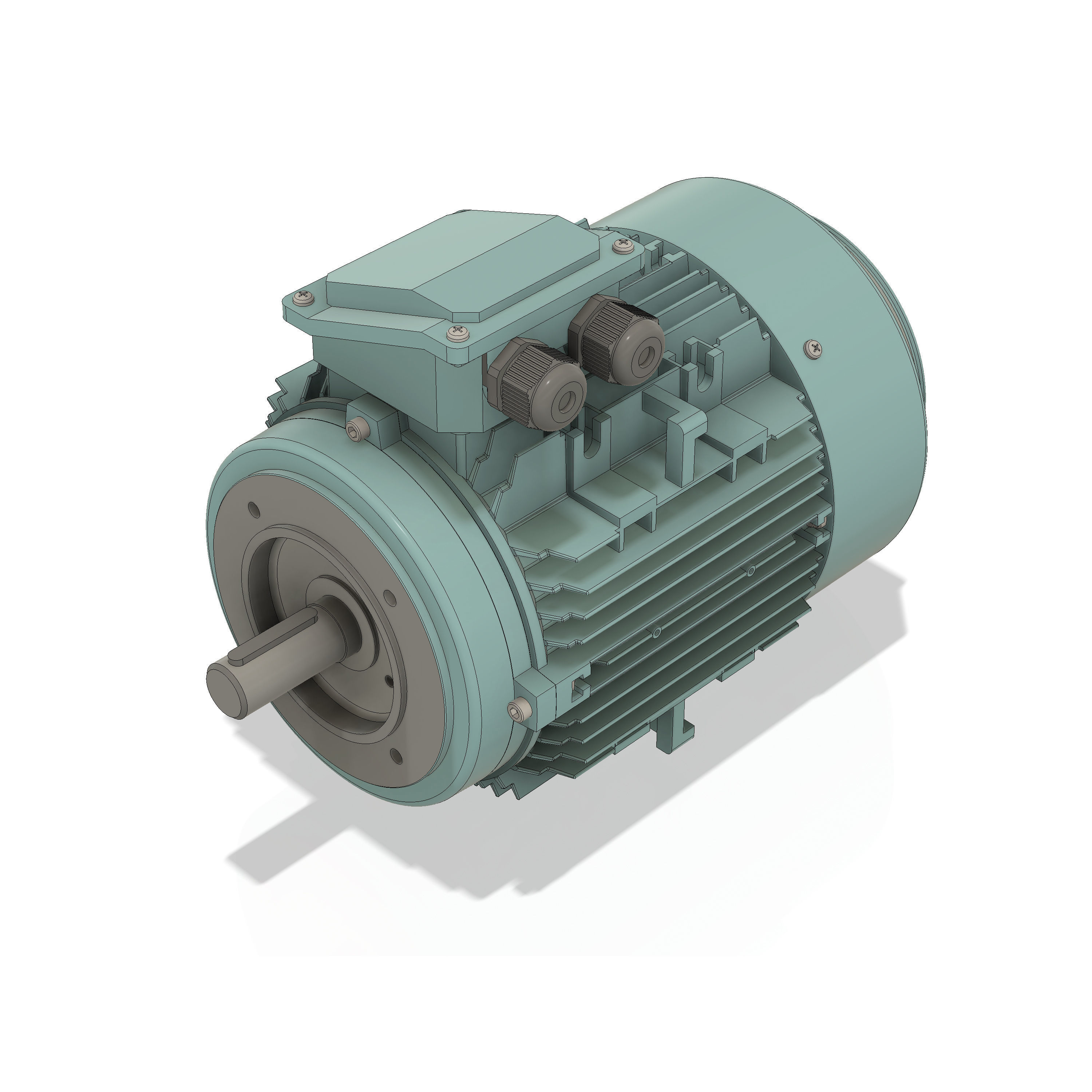 3 Phase AC induction motors - Frame size 112 3D model | CGTrader