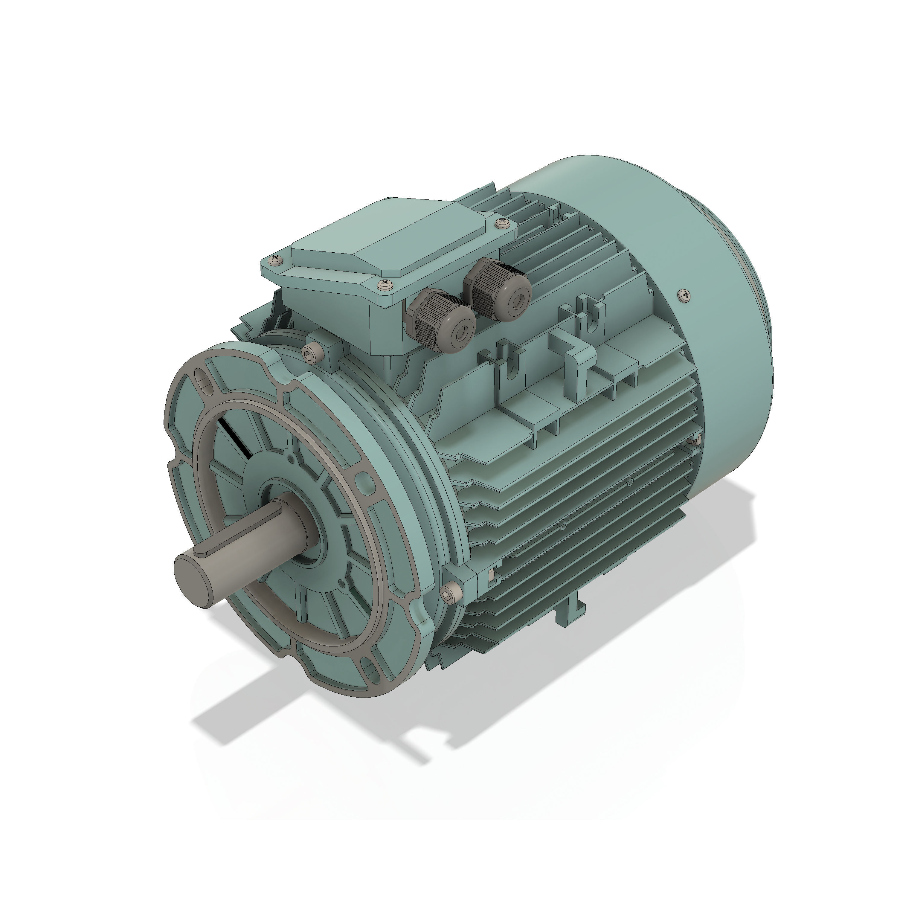 3 Phase AC induction motors - Frame size 132S 3D model | CGTrader