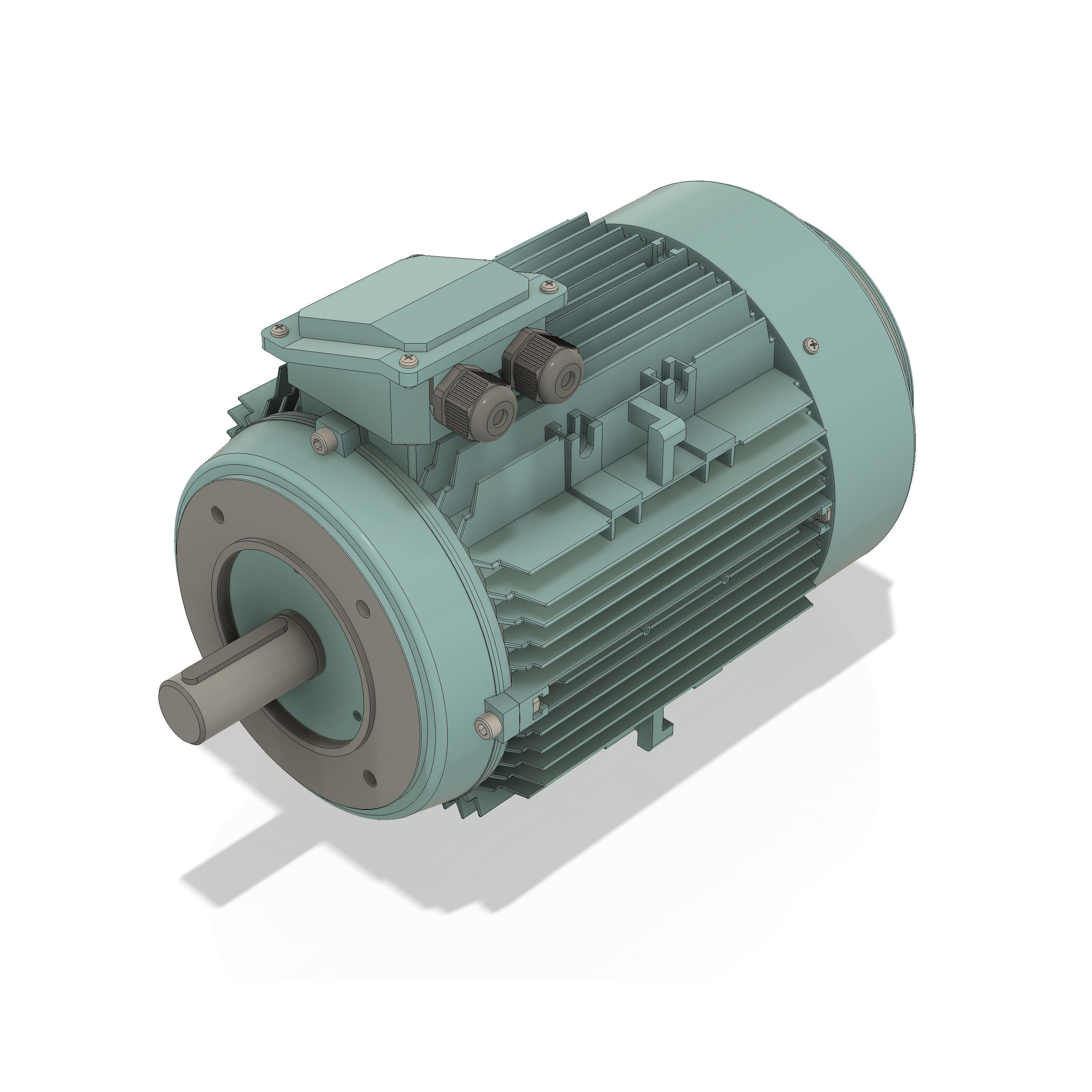 3 Phase AC induction motors - Frame size 132M 3D model | CGTrader